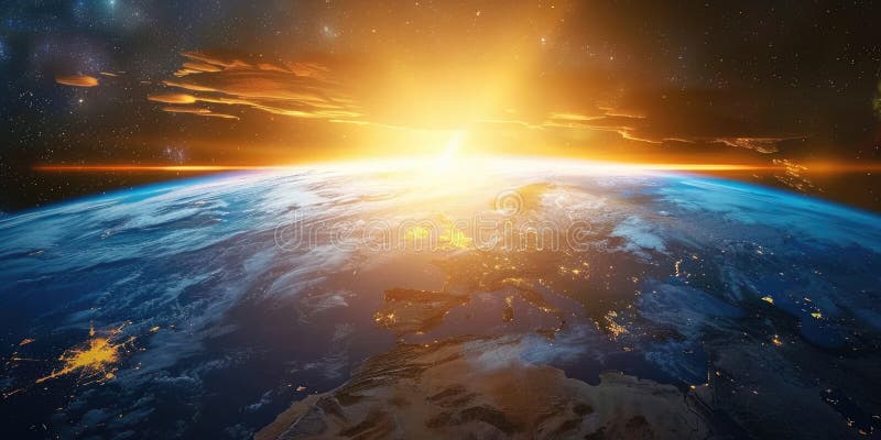 A Stunning View of the Earth from Space. Perfect for Educational ...