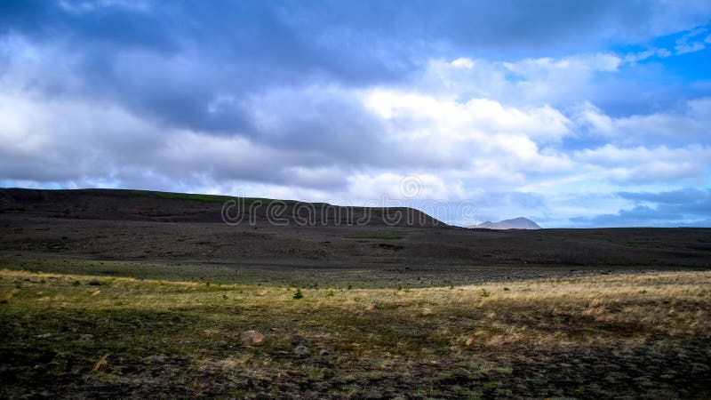 Stunning View of an Expansive Grassy Plain Field Stock Photo - Image of ...