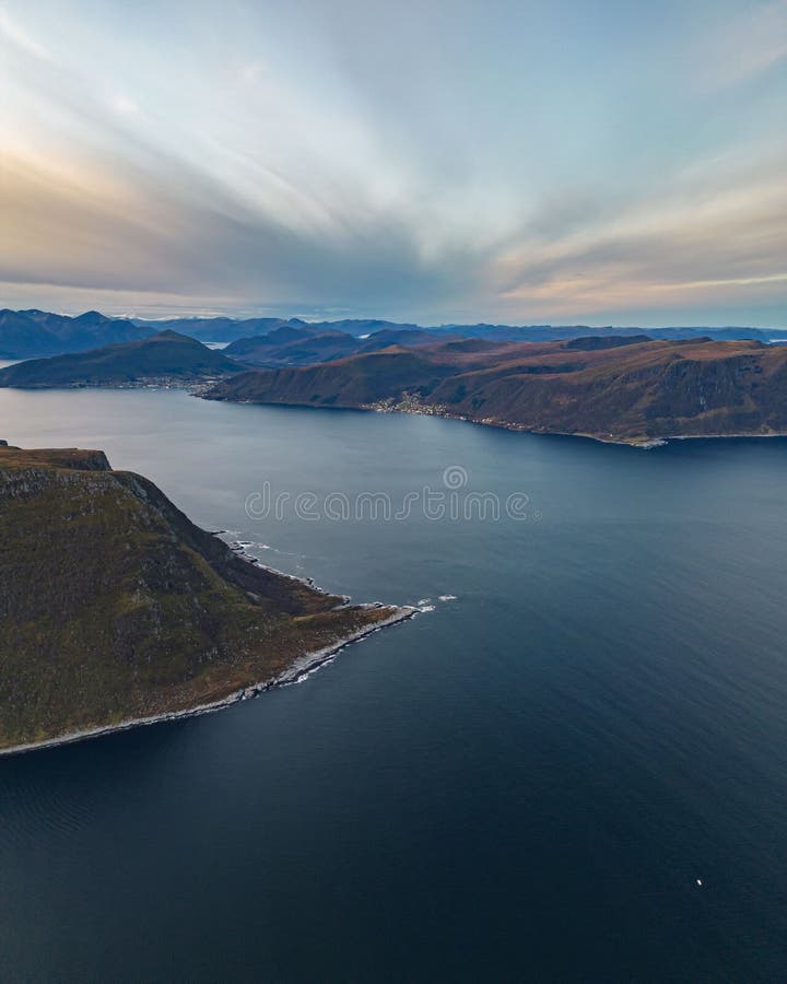 Stunning View High Above Sunmore Alps Stock Image - Image of nature ...