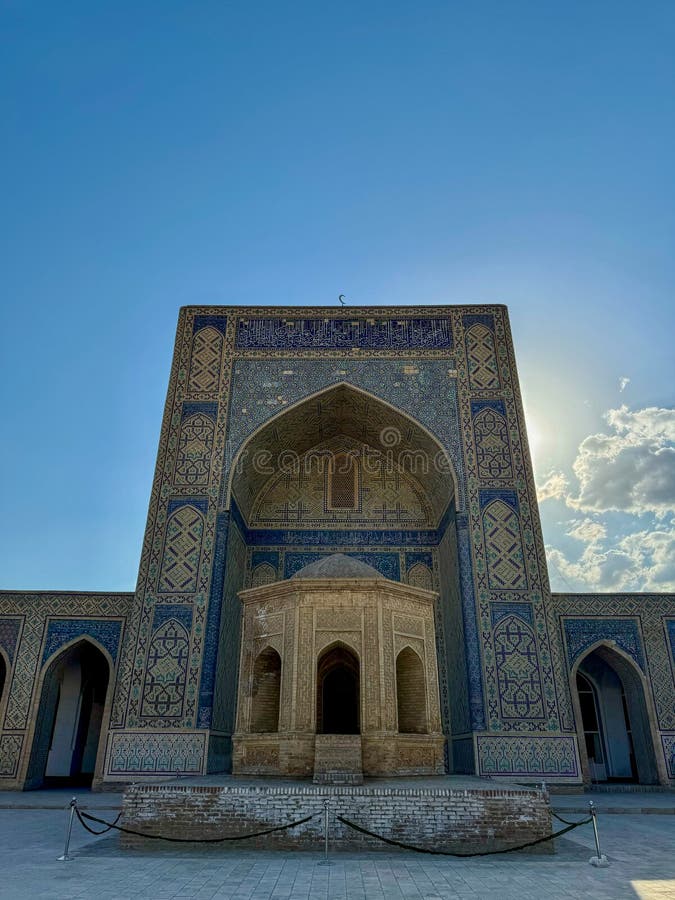 Majestic Islamic Architecture Against a Clear Blue Sky Stock Image ...