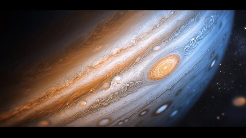 Stunning View of Jupiter: the Largest Planet in Our Solar System Stock ...