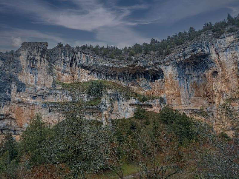 Stunning View of the Lobo River Canyon with Rocky Cliffs Stock Photo ...