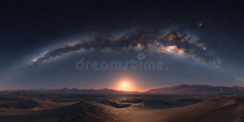 A Stunning View of the Milky Way Galaxy Above the Earth for Cosmic ...