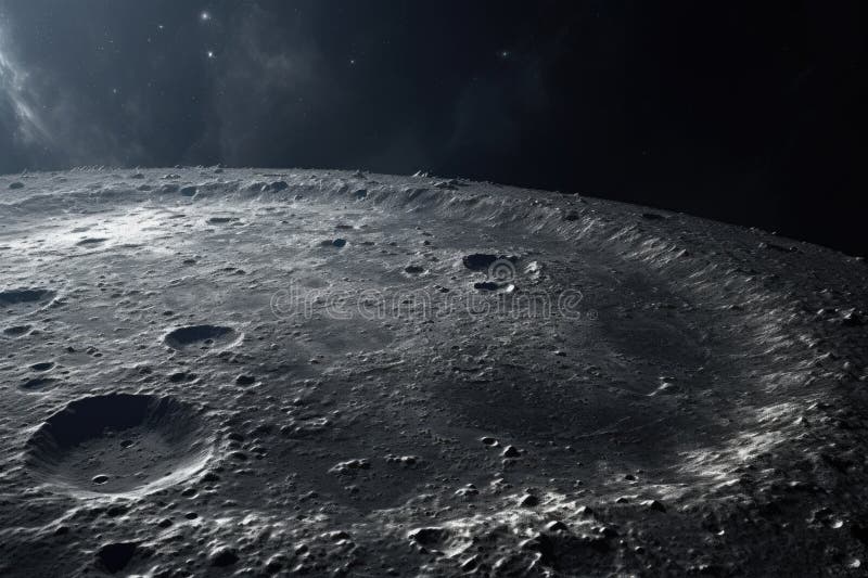A Stunning View of the Moon from Its Own Surface. Ideal for Science and ...