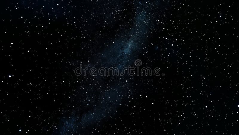 A Stunning View of the Night Sky Filled with Stars Stock Illustration ...