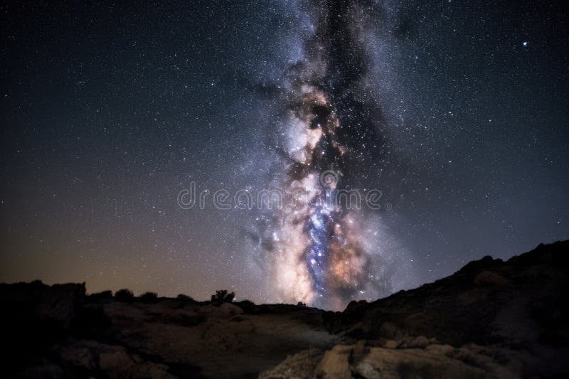 A Stunning View of the Night Sky, with Thousands of Stars and Galaxies ...