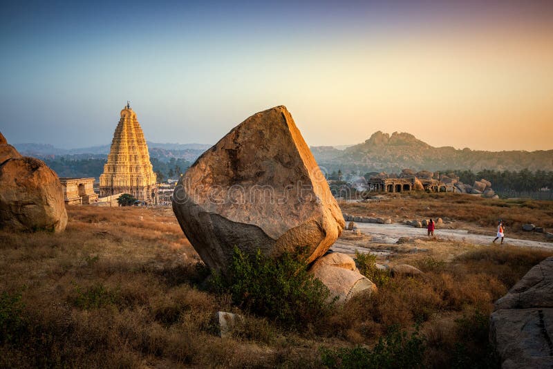 Stunning View at Sree Virupaksha Temple, Hampi, Karnataka, India ... Stunning View at Sree Virupaksha Temple, Hampi, Karnataka, India ...