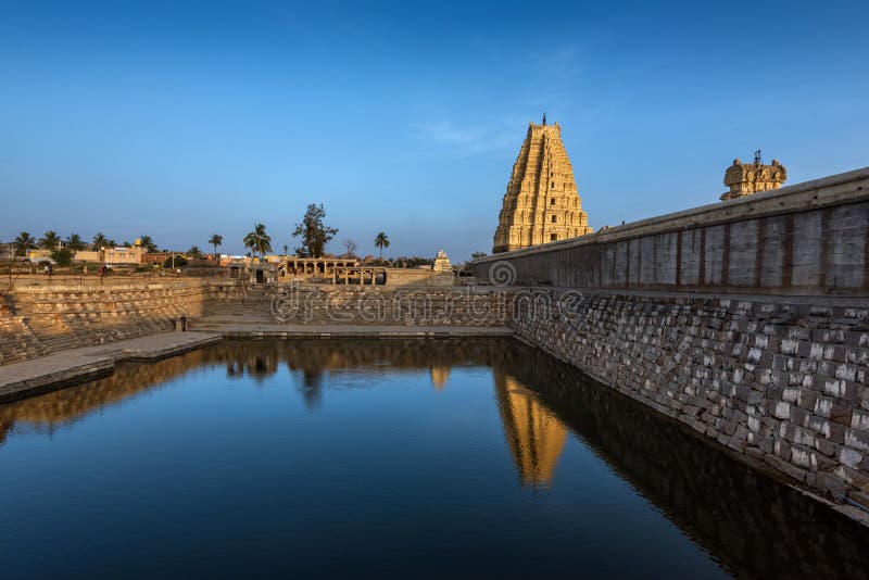 Stunning View at Sree Virupaksha Temple, Hampi, Karnataka, India Stock ... Stunning View at Sree Virupaksha Temple, Hampi, Karnataka, India Stock ...
