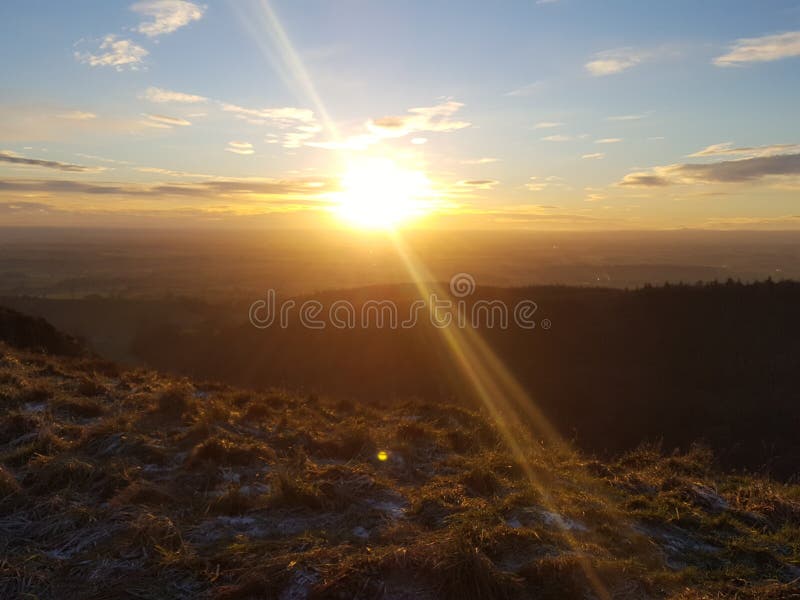 A Stunning View of the Sun from North Yorkshire& X27;s Sutton Bank ...