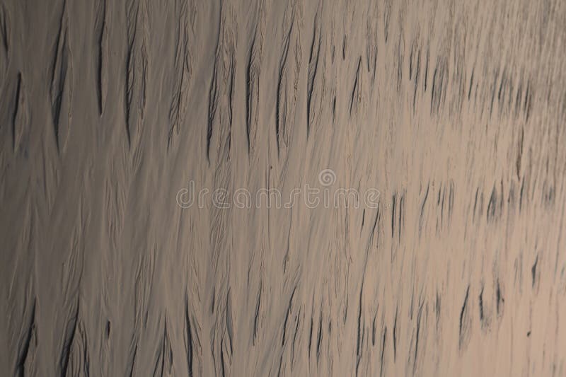 Stunning View of Wet Sand Patterns at the Beach Stock Image - Image of ...