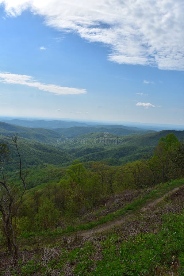 Stunning Views of the Blue Ridge Parkway Stock Image - Image of scenery ...