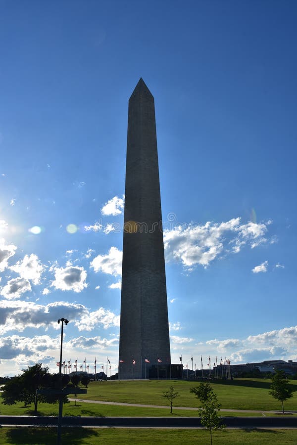 Stunning Views of Washington Monument at Dusk Stock Image - Image of ...