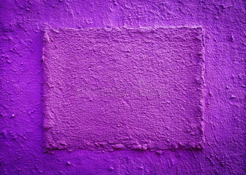 Stunning Violet Concrete Wall Texture with Rectangular Paint Stain a ...