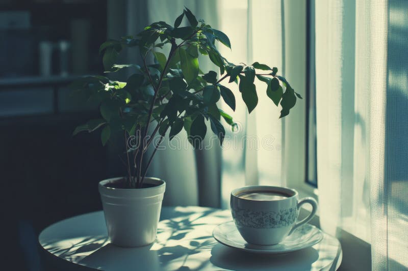 A Stunning Virtual Meeting Background Featuring a Home Office Scene ...