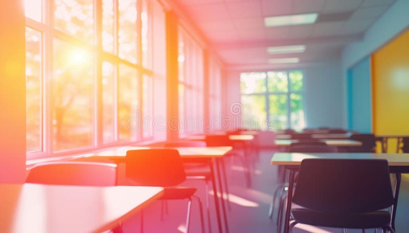 Stunning Visions of a Luminous Classroom and Study Space with Panoramic ...