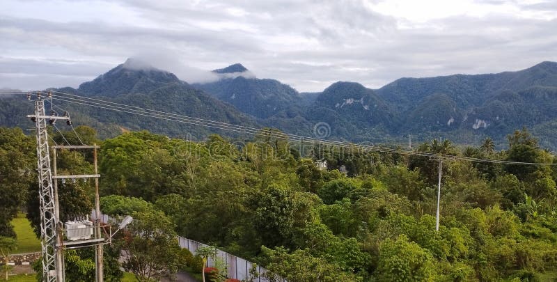 Stunning Vista of Bukit Barisan Mountain Range Stock Photo - Image of greenery, beauty: 274536982