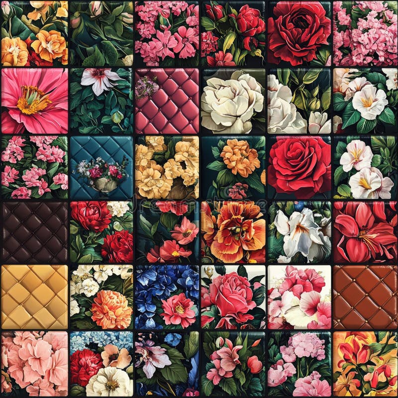 A Stunning Visual Appeal is Created by the Beautiful Seamless Pattern ...