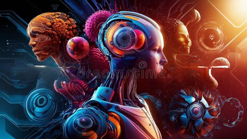 Artificial Intelligence: Ruling the Earth and the Universe Stock ...