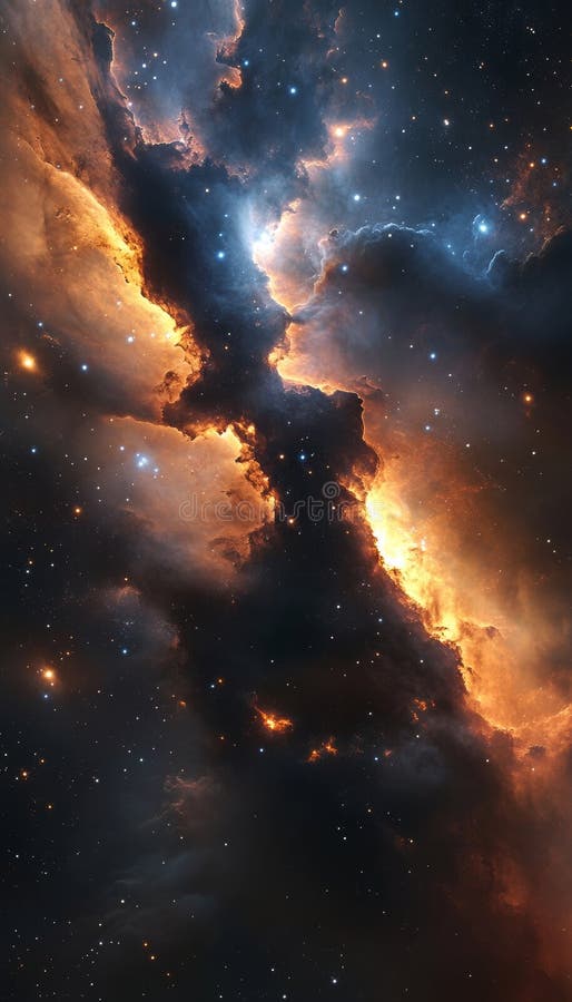 A Stunning Visual of a Enormous Black Hole Surrounded by Vibrant ...