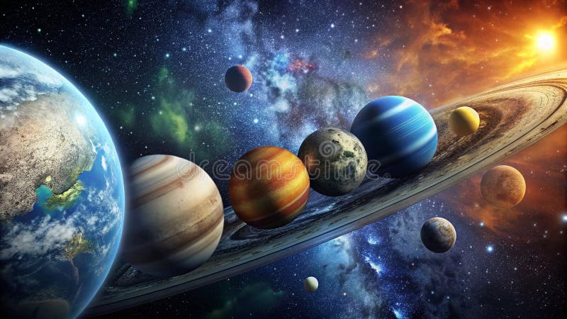 A Stunning Visual Journey through the Solar System Planetary Size ...