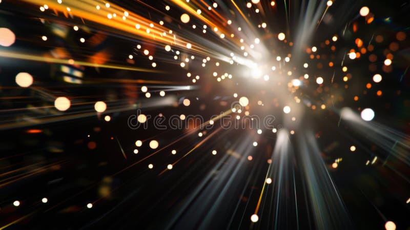 Dynamic Light Burst Overlay Effect Stock Photo - Image of effect ...
