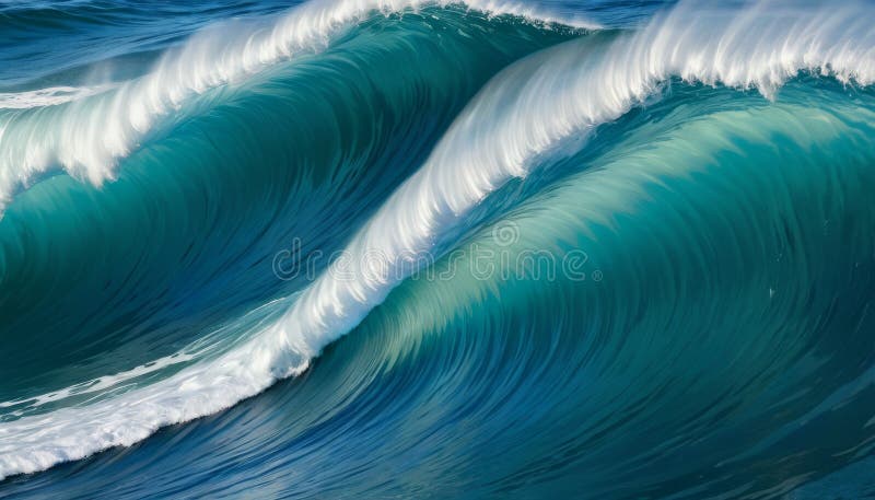 Crisp Ocean Waves Cresting stock image. Image of swell - 316518571