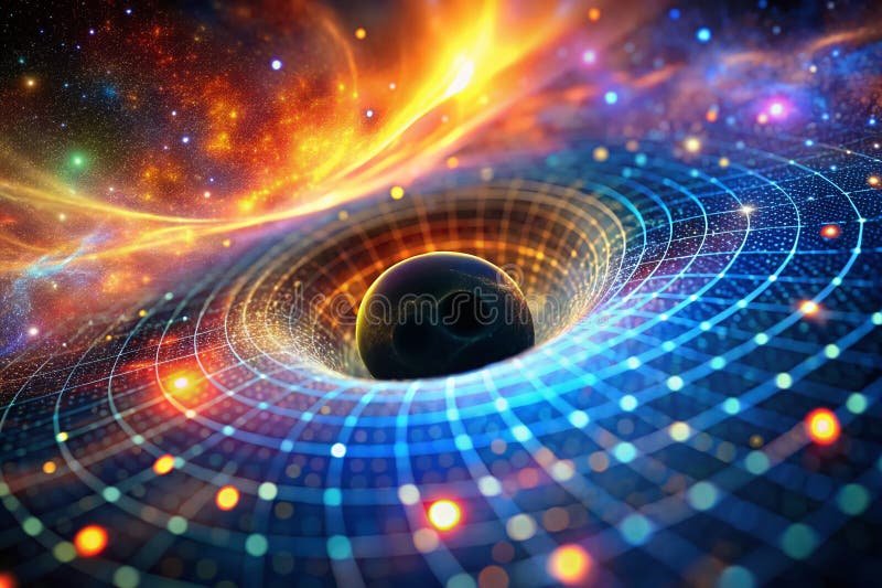 A Stunning Visual Representation of a Black Holes Distorted Gravity ...