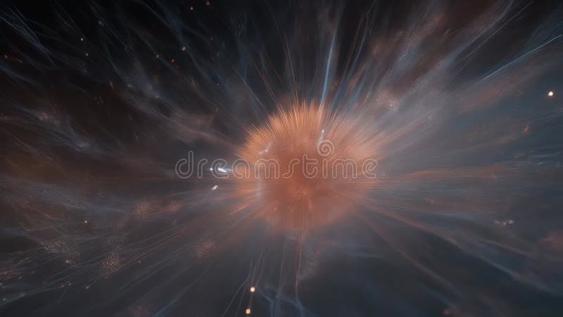 Stunning Visual Representation of Cosmic Energy Bursts in Dark Space ...