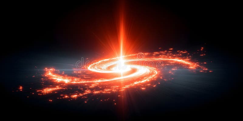 A Stunning Visual Representation of a Galaxy with Vibrant Colors and ...