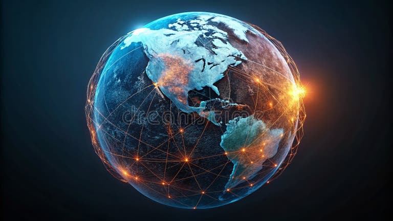 A Stunning Visual Representation of Global Interconnectivity Exploring ...