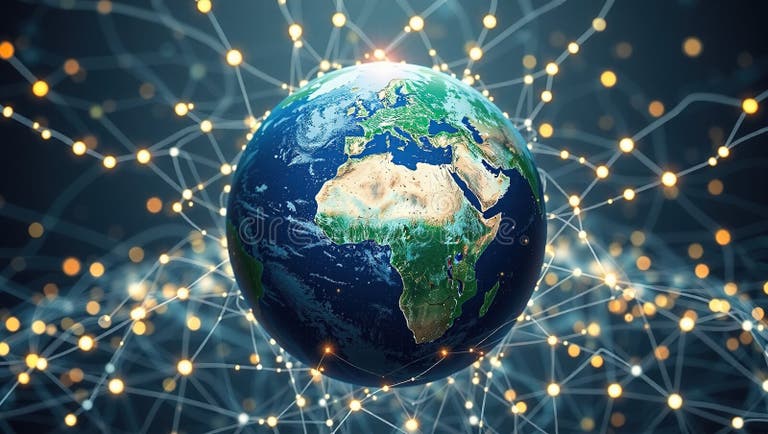 A Stunning Visual Representation of Global Internet Connectivity a ...