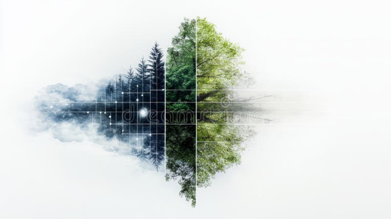 A Stunning Visual Representation of Nature Blending with Technology ...