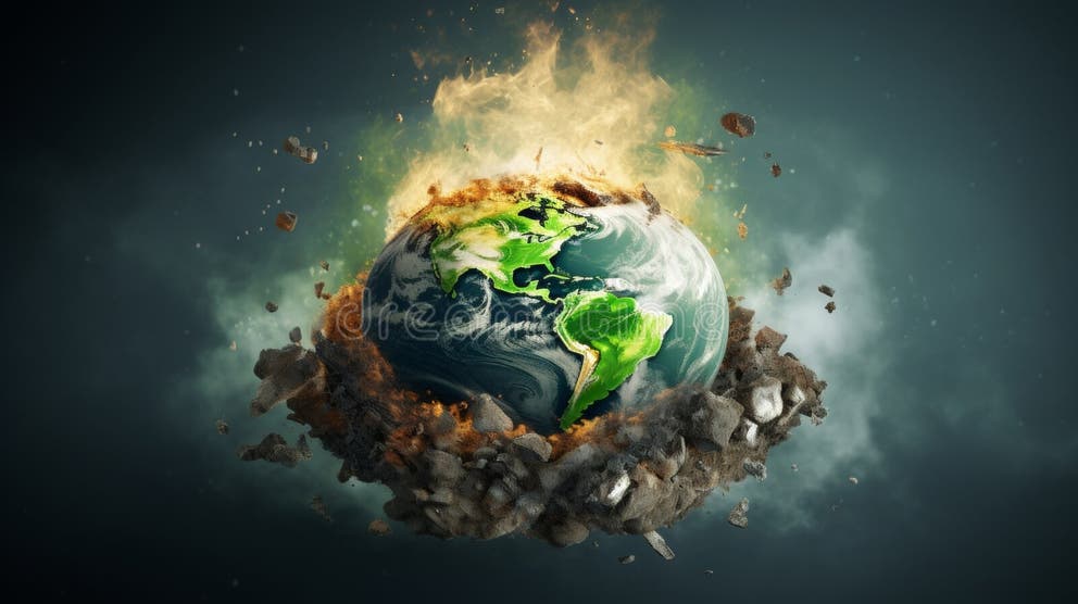 Stunning Visual Representation of Planet Earth Emphasizing Natural ...