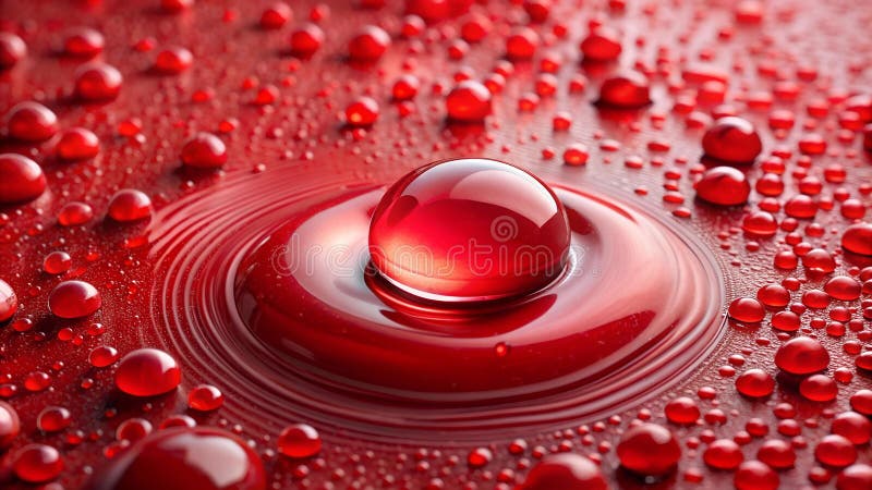 A Stunning Visual Representation of Red Paint Dripping from a Brush ...