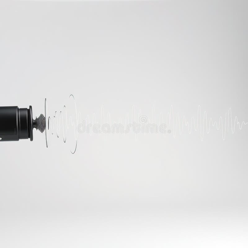 Stunning Visual Representation of Sonic Resonance a Powerful Audio Wave ...