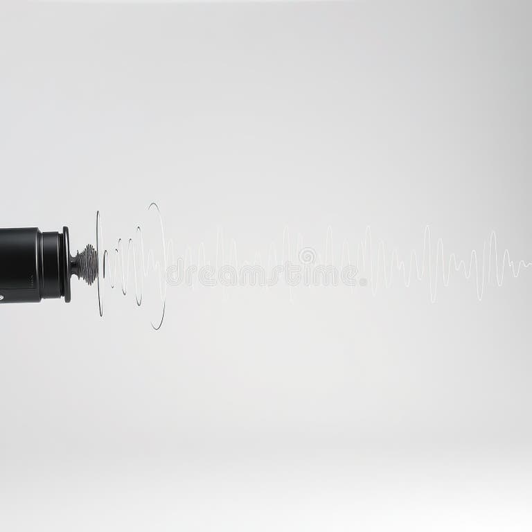 Stunning Visual Representation of Sonic Resonance a Powerful Audio Wave ...