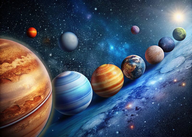 A Stunning Visual of the Solar Systems Planets in Cosmic Alignment a ...