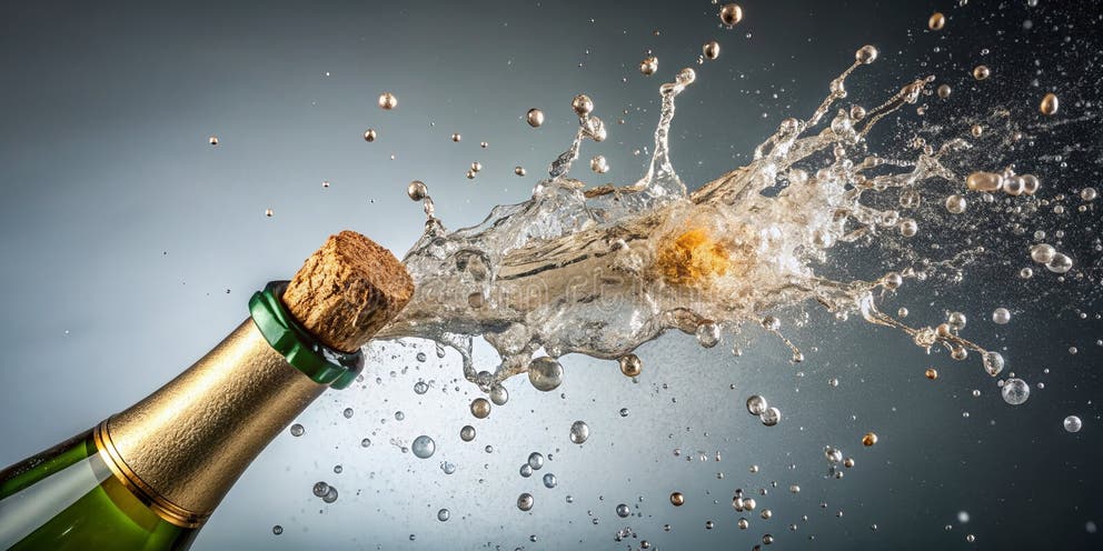 A Stunning Visual Study of Champagne Cork Explosion Capturing the ...