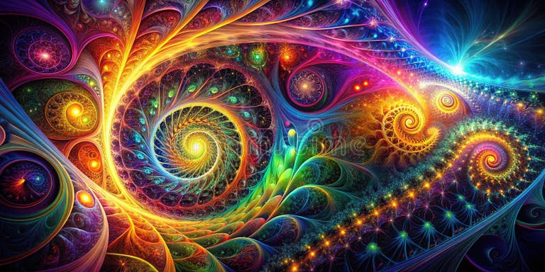 A Stunning Visual Symphony Calculated Chaos Fractal Geometry Data ...