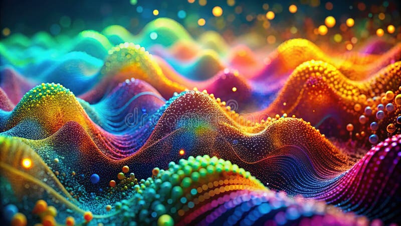 A Stunning Visual Symphony: Dynamic 3D Flowing Particles Wave with Tilt ...