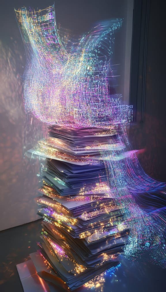 Stunning Visual Transition from Printed Files To Holographic Documents ...