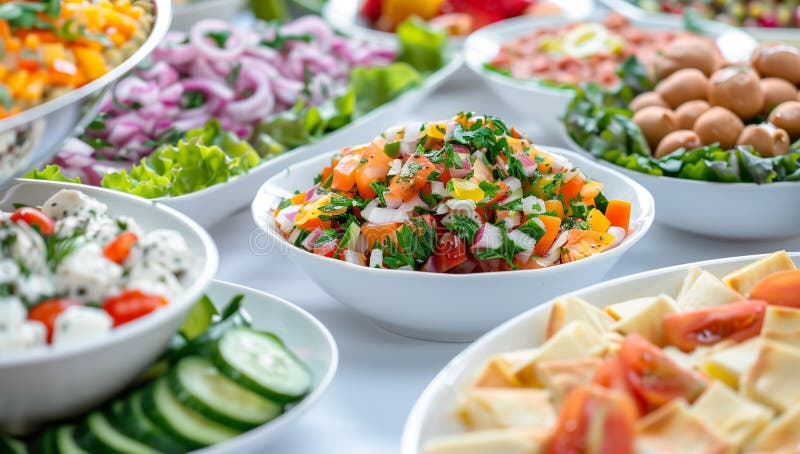 Stunning Visual of a Variety of Dishes Featuring Fresh Vegetables ...