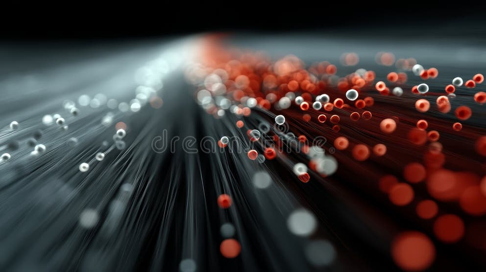 Stunning Visualization of AI Driven Custom Data Patterns in Motion Stock Illustration ...