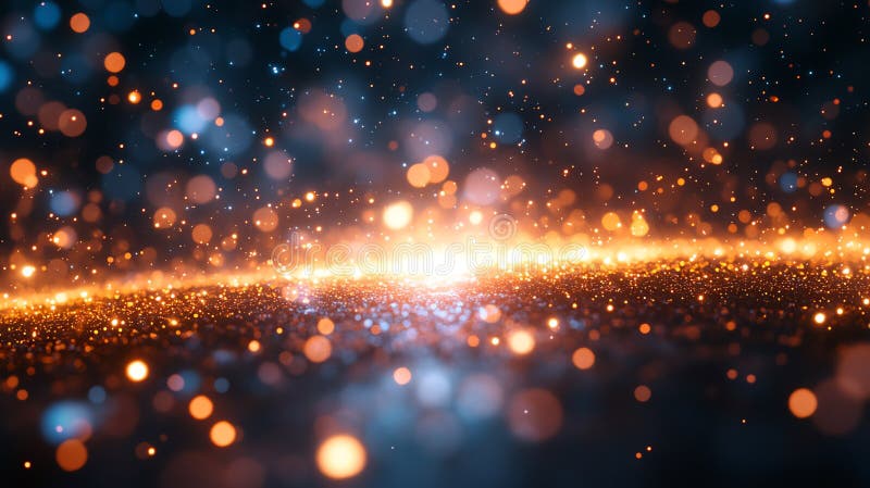 A Stunning Visualization of Cosmic Particles and Glowing Lights in a ...