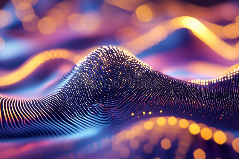Captivating Digital Waves Stunning Visualization Technology Innovation ...
