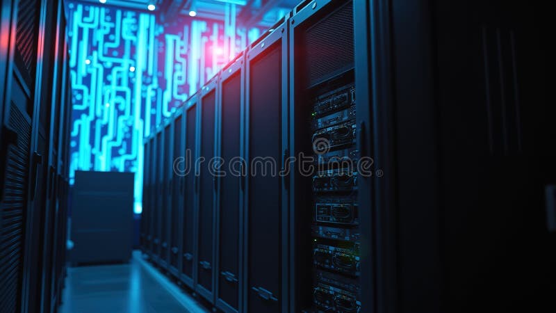 A Stunning Visualization of a Futuristic Mainframe Computer System ...