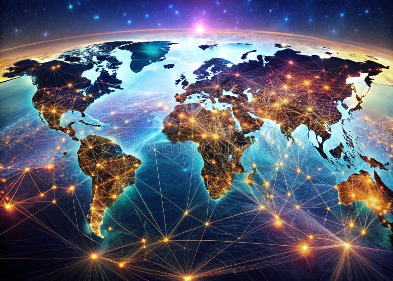 A Stunning Visualization of Global Interconnectivity Exploring the ...