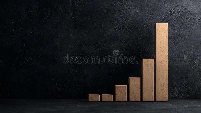 A Stunning Visualization of Growth through an Elegant Wooden Bar Graph ...