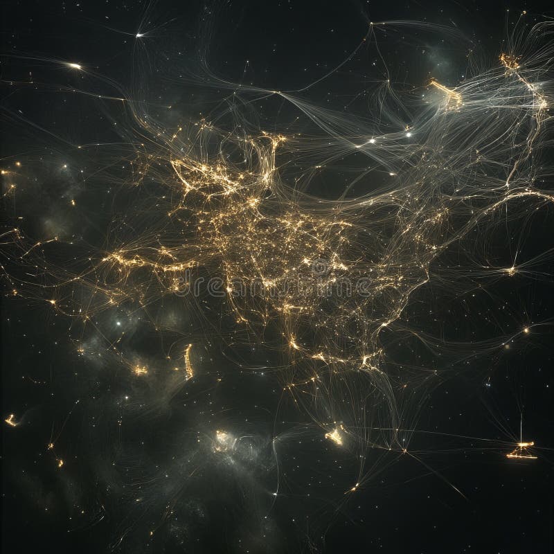 Stunning Visualization of Network Connectivity Illuminating Digital ...