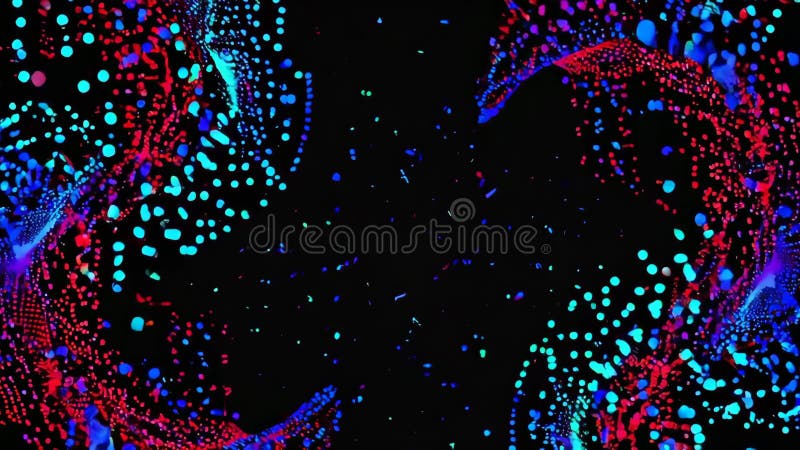 Colorful Abstract Footage with Dynamic Movement and Vibrant Patterns ...